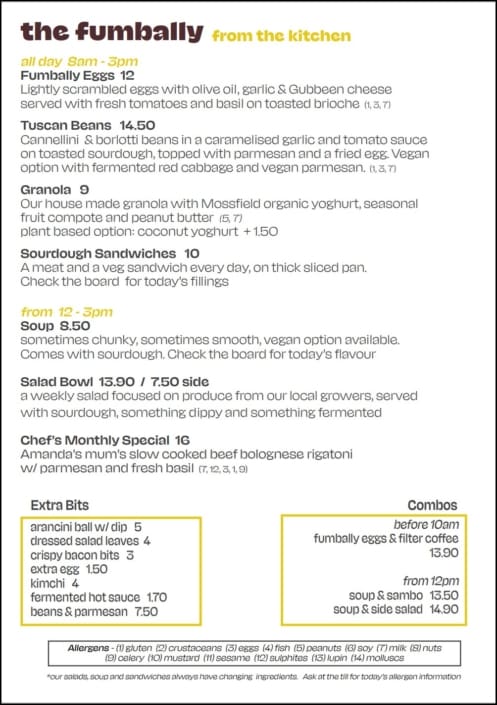 Cafe | The Fumbally