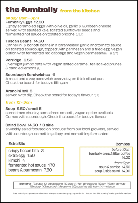 Cafe | The Fumbally