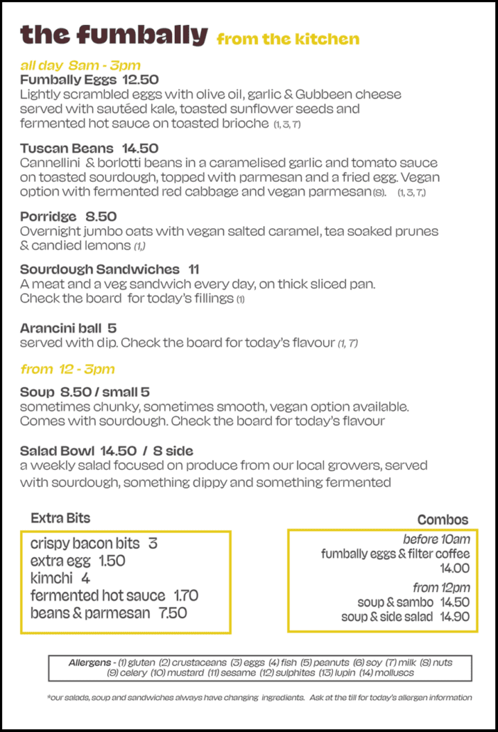 Cafe | The Fumbally