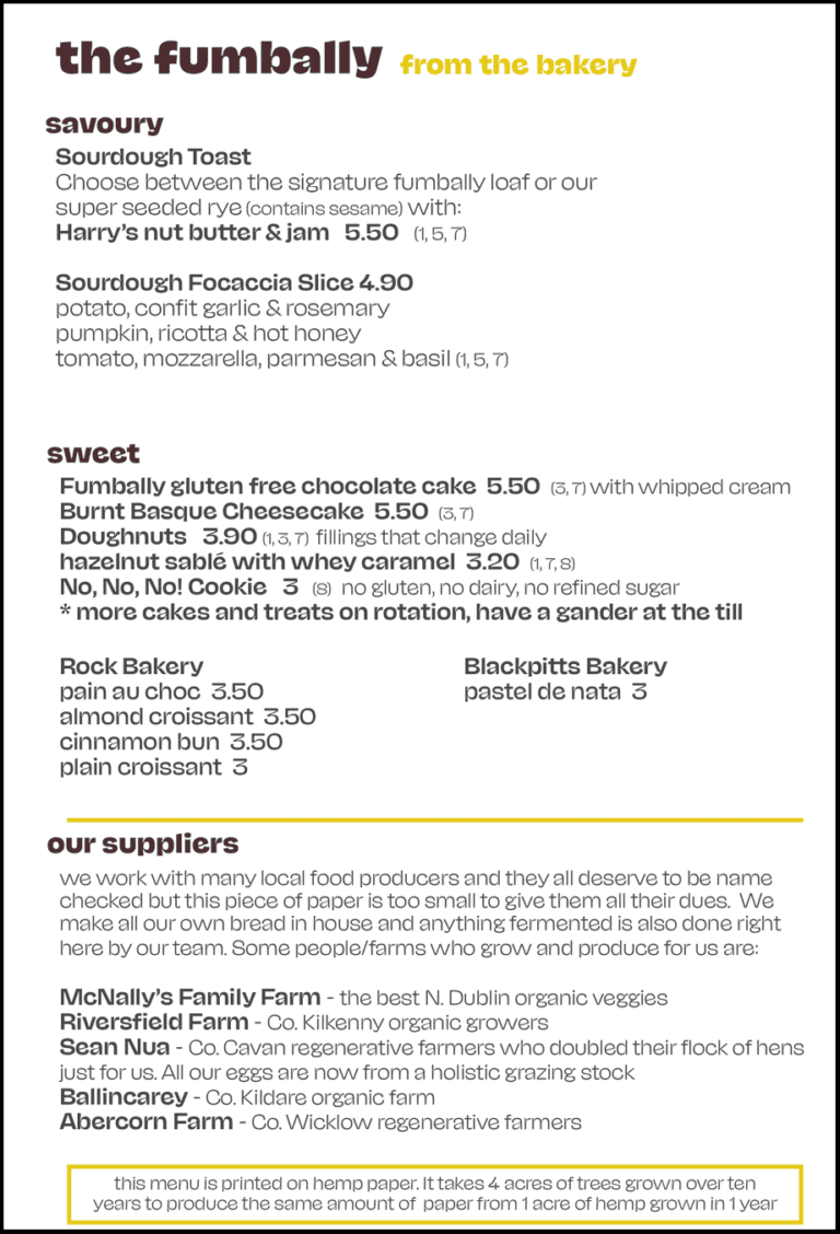 Cafe | The Fumbally