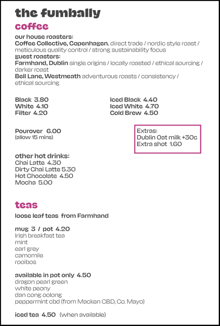 Cafe | The Fumbally