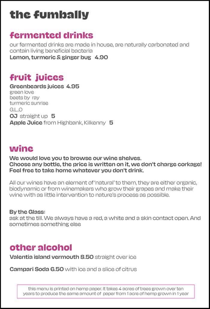 Cafe | The Fumbally